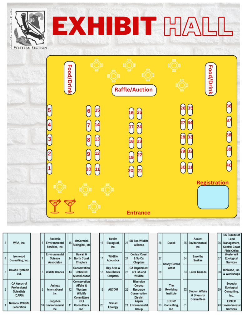 Exhibit Hall Booth Map – 2023 Annual Meeting